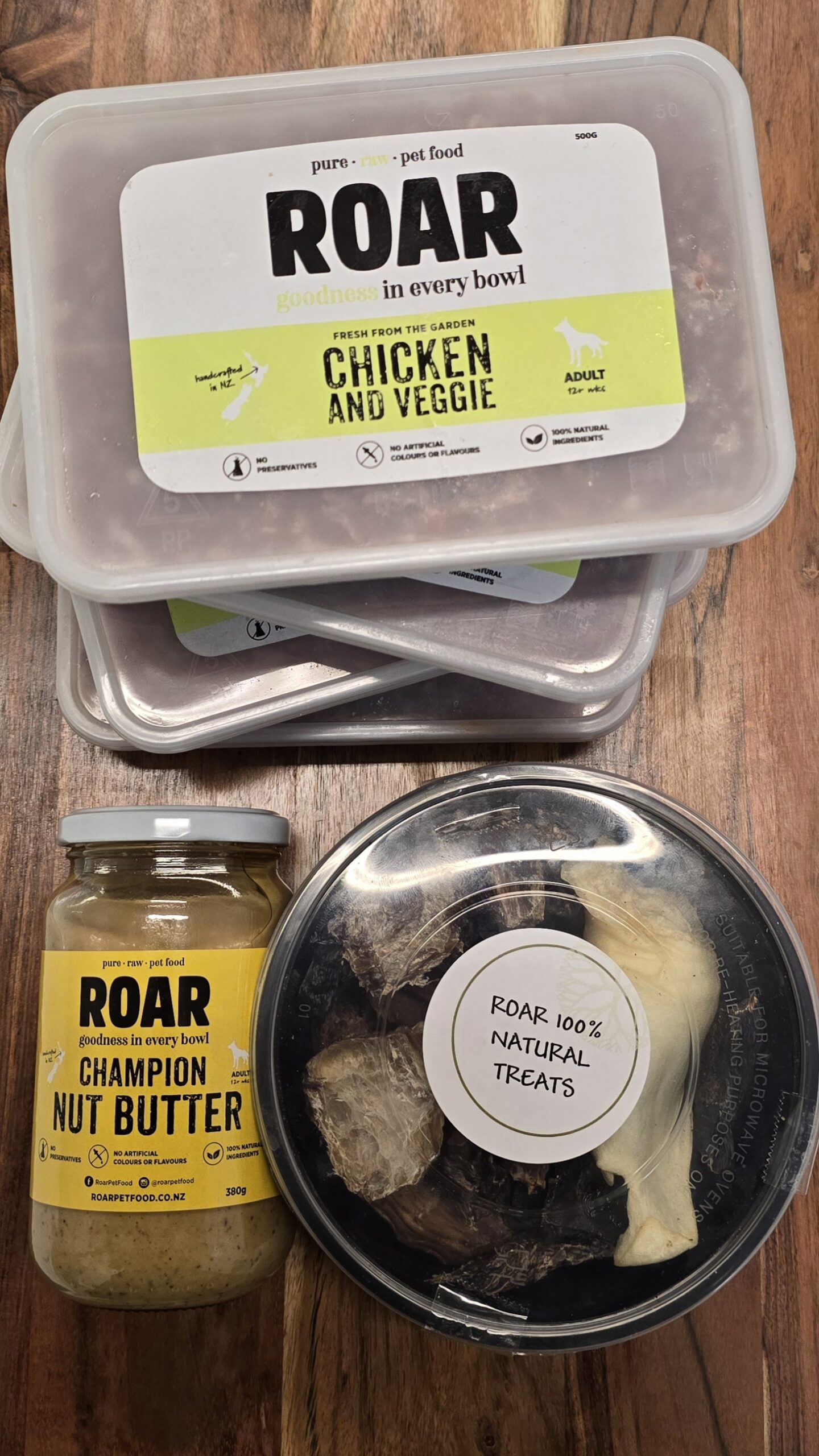 Healthy dog food starter bundle. Contains:1 x Champion Nut Butter for ...